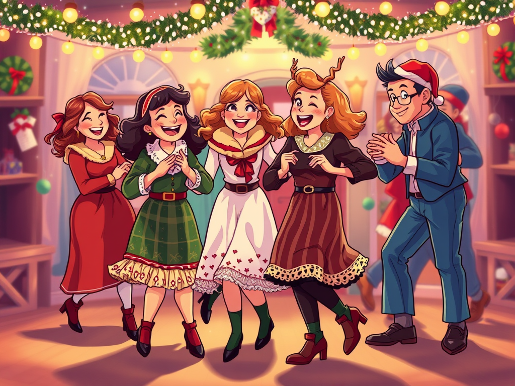 Find your happy place country dancing this Christmas 2025 It’s so easy ...